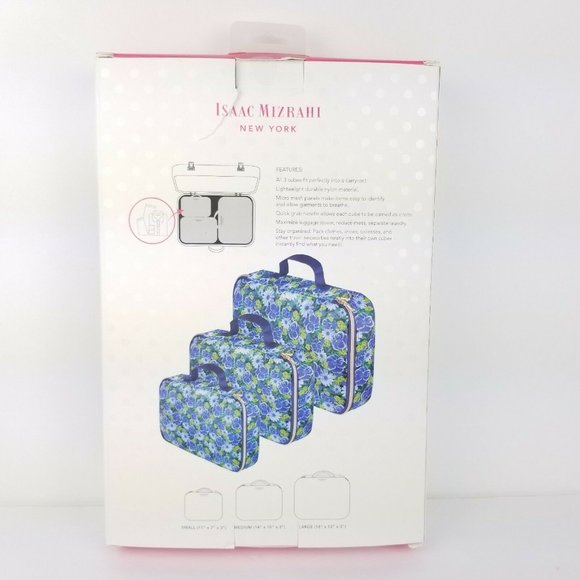 Isaac Mizrahi | Bags | Isaac Mizrahi Travel Packing Cubes 3 Piece Set | Poshmark